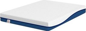 HOMCOM matrace 140x190 cm, matrace pro dvě osoby, paměťová pěna se zeleným čajem, snímatelný pratelný potah, střední tuhost