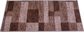 Kusový koberec  ICONA hnědá 67 x 350 cm