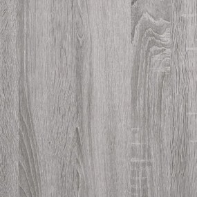 Petromila Nástěnné police 4 ks šedé sonoma 80x50x1,5 cm kompozitní dřevo
