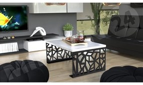 Konferenční stolek do obýváku Lessa, Barva:: černý mat / dub dýha