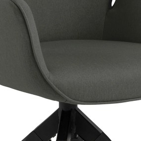 ACTONA GROUP Jídelní židle AURA s lakovanou podstavou tmavě šedá 0000090272