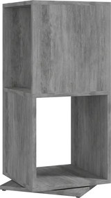 Otočná skříňka betonově šedá 34,5x34,5x75,5 cm kompozitní dřevo 339559