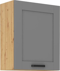 Kuchyňská linka LUNA du | 210x350 cm | PREMIUM BOX zásuvky | UNI dvířka | artisan/šedá