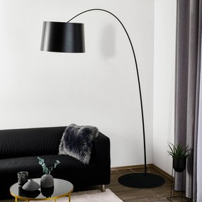 Foscarini Twiggy oblouková lampa stmívač, černá