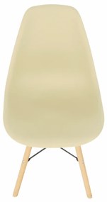 Židle, capuccino-vanilka / buk, CINKLA 3 NEW