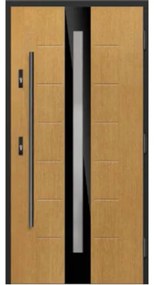 Archo - Venkovní vchodové dřevěné dveře Deskové DPI-30 105034