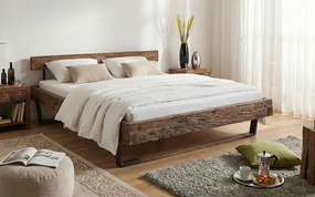 XXXLutz TRÁMOVÁ POSTEL, 180/200 cm, hnědá, černá MID.YOU - Online Only postele - 002178006501