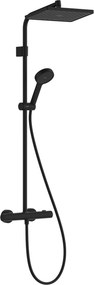 Hansgrohe Activera Q - Sprchový set s termostatem, 29x18 cm, 2 proudy, EcoSmart+, matná černá 28749670