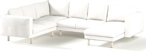 Potah na pohovku IKEA Norsborg rohová, 5-místná se šezlongem barva bílá