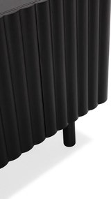 Černá komoda z mangového dřeva 160x80x40 cm Tamira – MOME