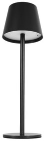 Toolight Toolight, dotyková LED noční stolní lampa 5W, 3 barvy světla, USB napájení, APP1365-T BLACK, černá matná, OSW-08628