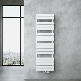 bílý design koupelnový radiátor DOPORRO FH 140x50cm 700 W