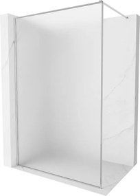 Mexen, Mexen Kioto-XF sprchová stěna s rámem 70 x 202 cm, 10 mm mráz, chrom - 800-070-104-01-30-X