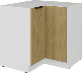 CREMONA bc | dolní skříňka 90x90 DN 2F rohová s policí | 90x90 cm | bílá/cremona