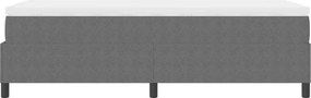 Postel s boxspringem Světle šedá a bílá 90 x 200 cm 3337442