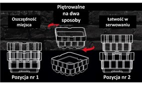 RCR STACK MÍSA MISECZKA 75MM SADA 6KS