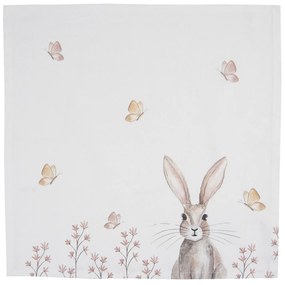 Sada 6 ks ubrousků z bavlny Rustic Easter Bunny - 40*40 cm