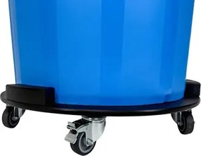 Denox INDUSTRIAL modrá / Odpadkový koš / 100 l / s víkem / PP plast