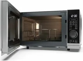 SHARP YC-PG204AE-S stříbrná / Mikrovlnná trouba / gril / 700W / 20L