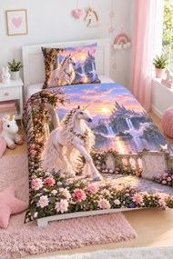3d povlečení s jednorožcem - Unicorn Unicorn 140x200 cm