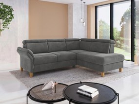 XXXLutz ROHOVÁ SEDAČKA, textil, šedá Sit & More - Sedací soupravy - 00014402574V