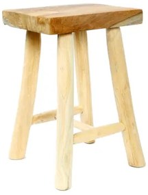 Dřevěná stolička Kudus Stool 45 cm Bazar Bizar