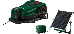 Parkside® Robotická sekačka City Smart Pamrc 250 A1 s akumulátorem, nabíjecí stanicí a aku solární nabíjecí stanicí Paslm 25 A1