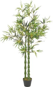 Umělá rostlina bambus s květináčem zelená 160 cm 280191