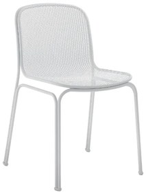 OnaDnes -20% Bílá kovová zahradní židle COLOS VILLA 1
