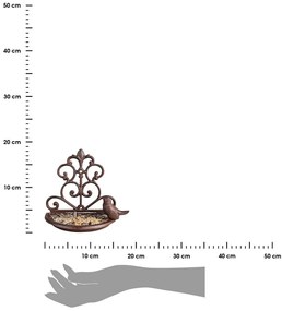 Nástěnné ptačí pítko BIRW II 18,4 cm hnědé