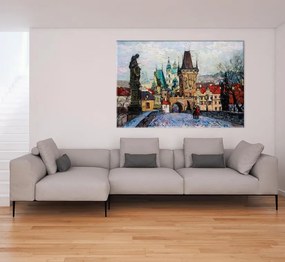 Reprodukce Praha Karlův most Velikost (šířka x výška): 60x40 cm