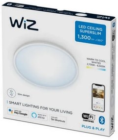 LED stropní svítidlo WiZ Super Slim 14W 2700-6500K bílá