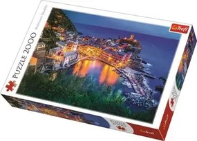 Trefl - Puzzle - Vernazza za soumraku / 2000 dílků / 96 x 68 cm / věk
