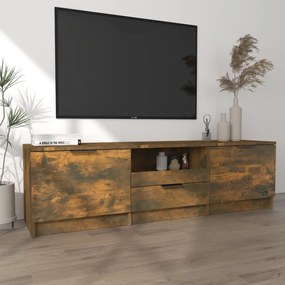 TV skříňka kouřový dub 140 x 35 x 40 cm kompozitní dřevo - Default Title