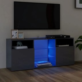 vidaXL TV skříňka s LED osvětlením 120x30x50 cm [804301] Barva: kouřový dub