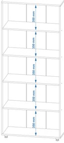 Regál CT-80 policový