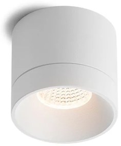 LED2 1110931 Tiny, bílé stropní válečkové svítidlo, 8W LED 3000K, průměr 7,8cm