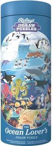 RIDLEY'S GAMES Kulaté puzzle Pro milovníky oceánů / 1000 dílků / průmě