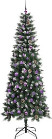 Umělý vánoční stromeček Zelená 240 cm PVC, plast a ocel 3395850