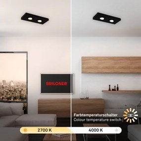 Briloner 3996025 - LED Bodové svítidlo CTS 2xLED/4W/230V 2700/4000K černá