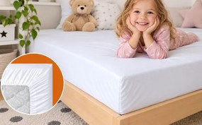 Bellatex Míša dětské prostěradlo se zátěrem Bílá 60x120 cm