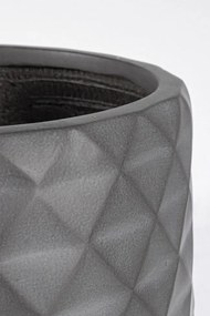 BIZZOTTO Set 3 květináčů PYRAMID antracit 0790636