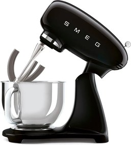 Černý kuchyňský robot 50's Retro Style – SMEG