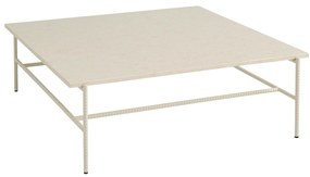 HAY Stolek Rebar Coffee Table, 100x104, Beige Marble