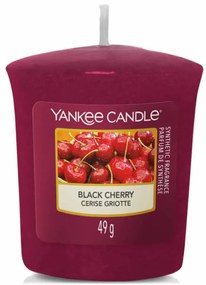 Yankee Candle – votivní svíčka Black Cherry (Zralé třešně), 49 g