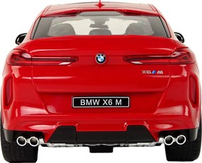Rastar Dálkově ovládané auto RC BMW X6 Rastar, červené, měřítko 1:14