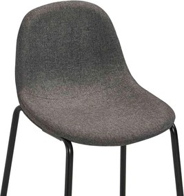 3dílný barový set textil tmavě šedý 3051133