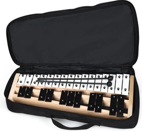 Costway 27 Note xylofon se 2 paličkami a přenosnou taškou Glockenspiel Ruční