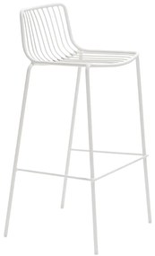 OnaDnes -20% Pedrali Bílá kovová barová židle Nolita 3658 75 cm