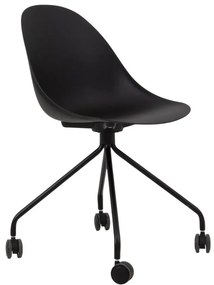 OnaDnes -20% Černá plastová konferenční židle Tenzo Work